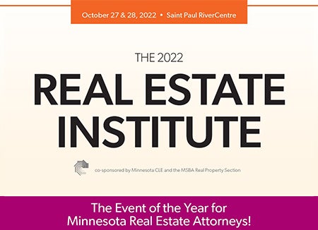 2022 Real Estate Institute | Saint Paul RiverCentre